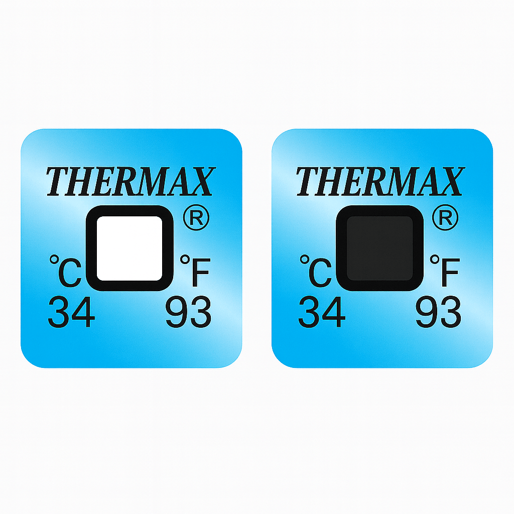 Thermax Irreversible Temperature Labels | Accurate Heat Indicators ...