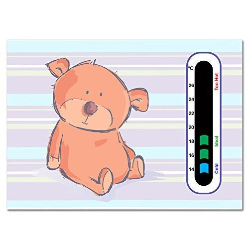 Baby Safe Ideas Cute Bear Nursery Room Thermometer Card – Good Life ...
